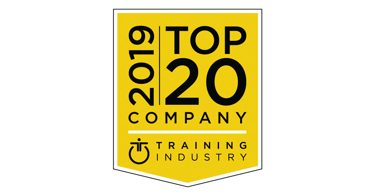 Inkling 2019 Training Industry Top 20™ Training Companies List